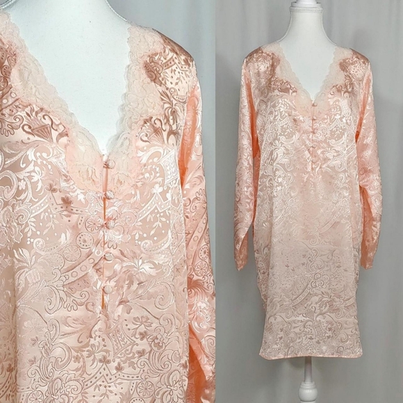 Bali | Intimates & Sleepwear | Vintage Bali Long Sleeve Night Gown ...